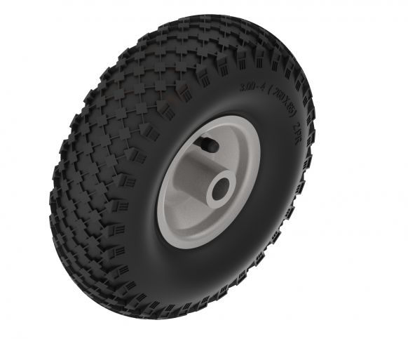 Roue pneumatique à jante en tôle d'acier - Knott GmbH